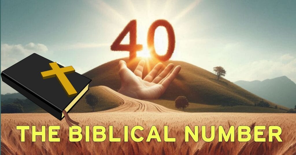 40 days through the bible- what does 40 days symbolize Bible