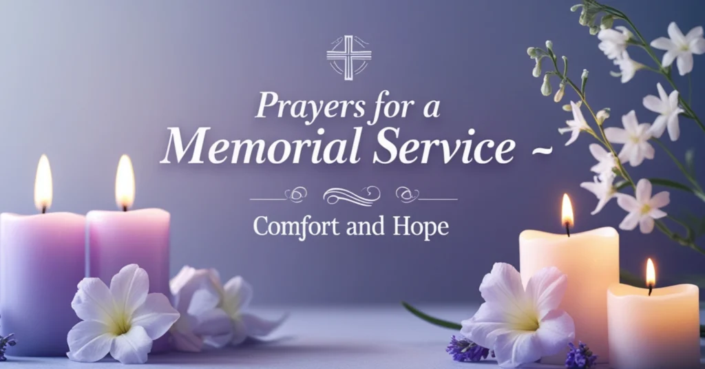 21 Heartfelt Prayers for a Memorial Services: Comforting Words & Bible ...