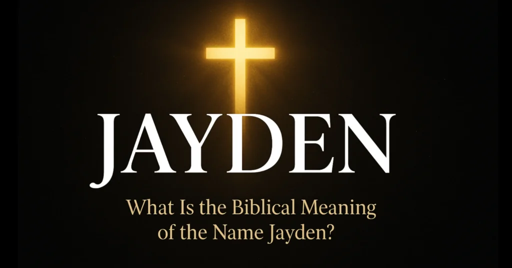 Biblical Meaning of the Name Jayden: Hebrew Origin & Spiritual Meaning ...