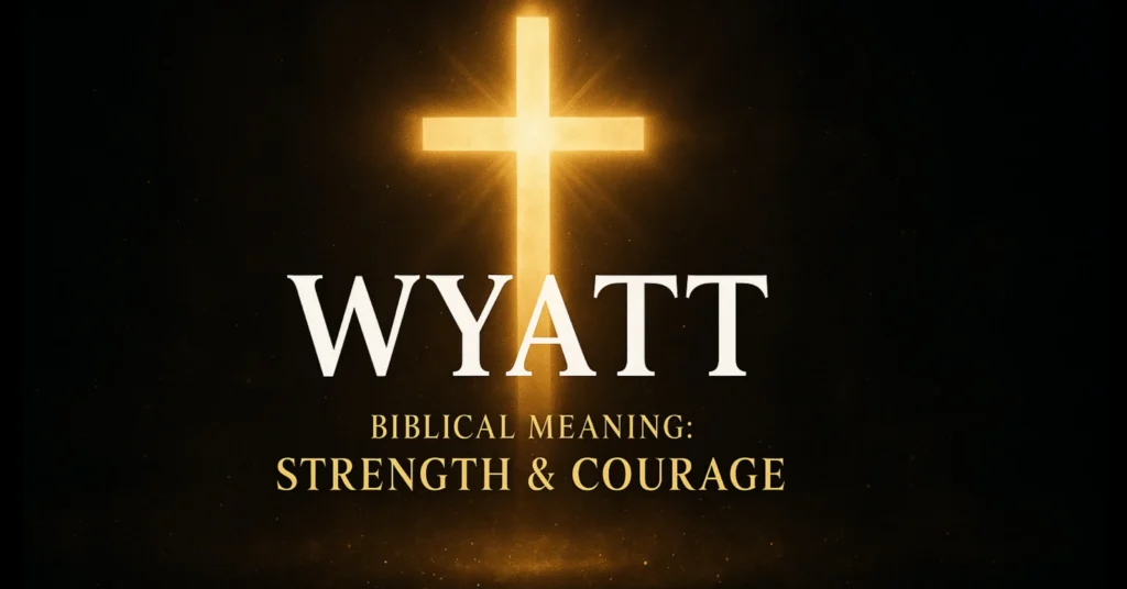 What Is the Biblical Meaning of the Name Wyatt? - Light And Gospel