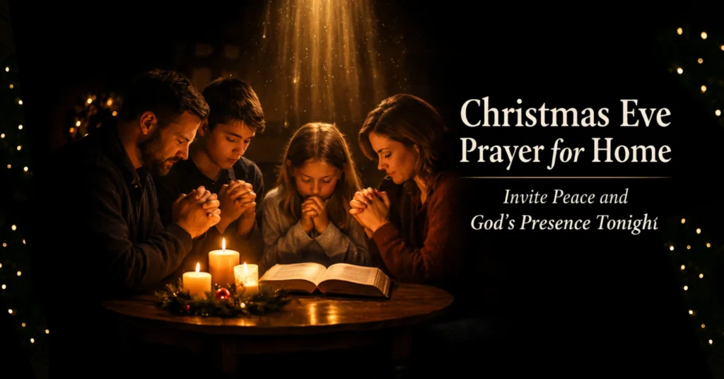 Christmas Eve Prayer for Home – Invite Peace and God’s Presence Tonight ...