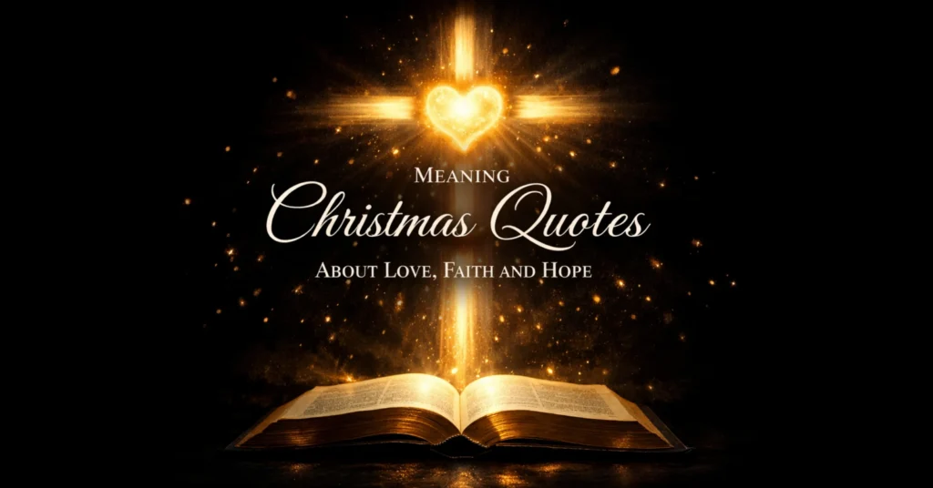 Meaningful Christmas Quotes About Love, Faith & Hope - Light And Gospel