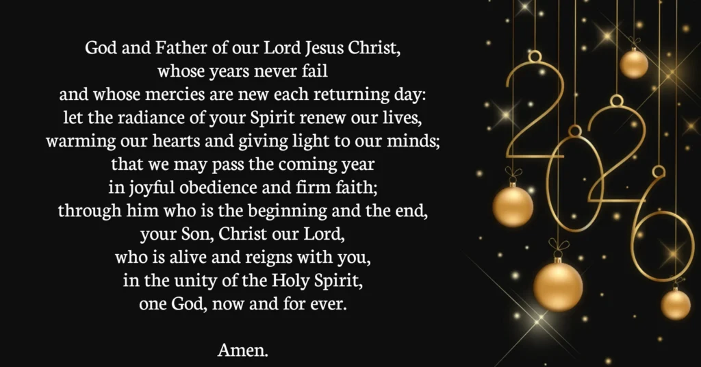 New Year Prayer 2026 | Christian Prayer for Peace, Guidance & Faith ...