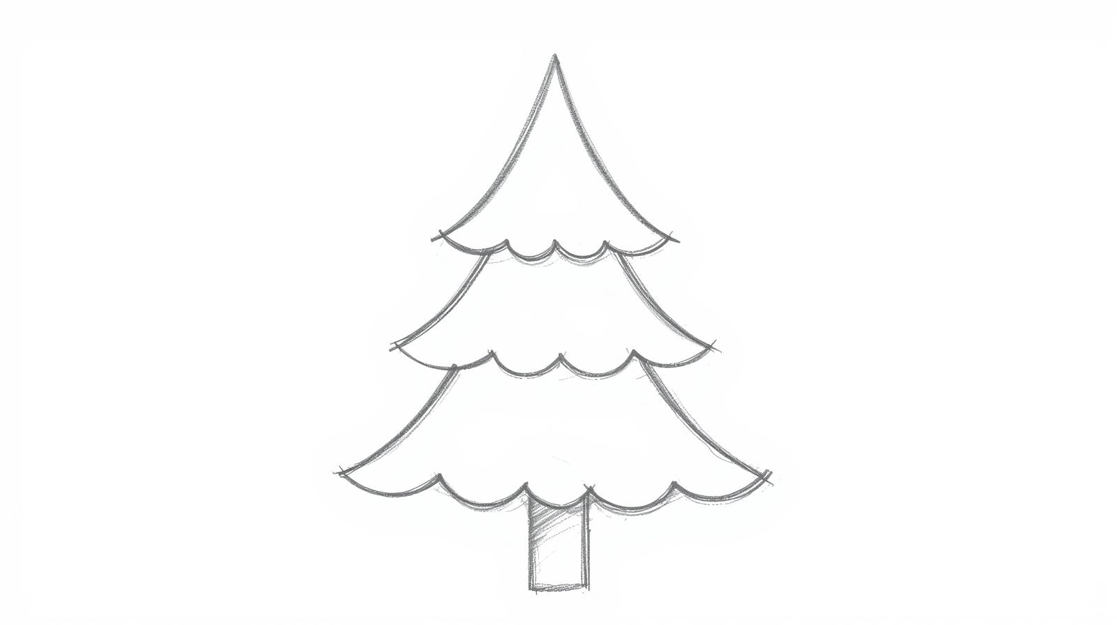 How to Draw a Christmas Tree (Easy Step-by-Step Guide for Beginners ...