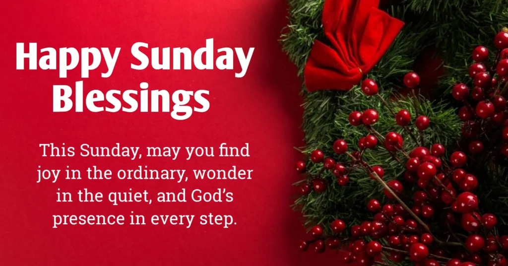 120+ Sunday Blessings & Prayers for a Peaceful Week (2026) - Light And ...