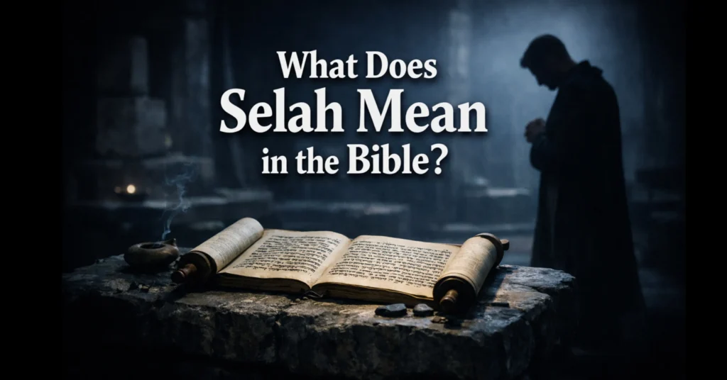 What Does Selah Mean in the Bible? (Biblical Meaning Explained) - Light ...