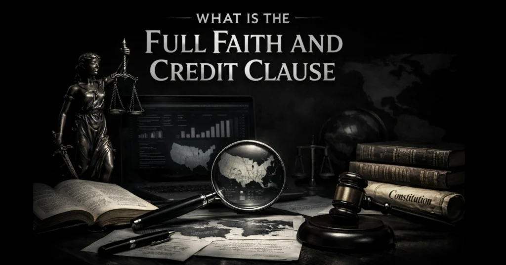 What Is the Full Faith and Credit Clause? - Light And Gospel