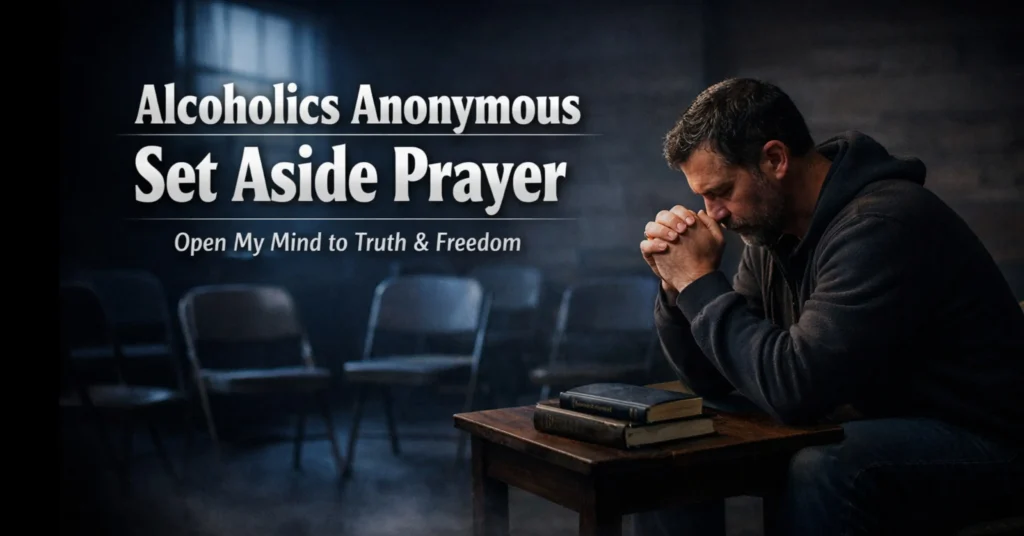 Alcoholics Anonymous Set Aside Prayer - Light And Gospel
