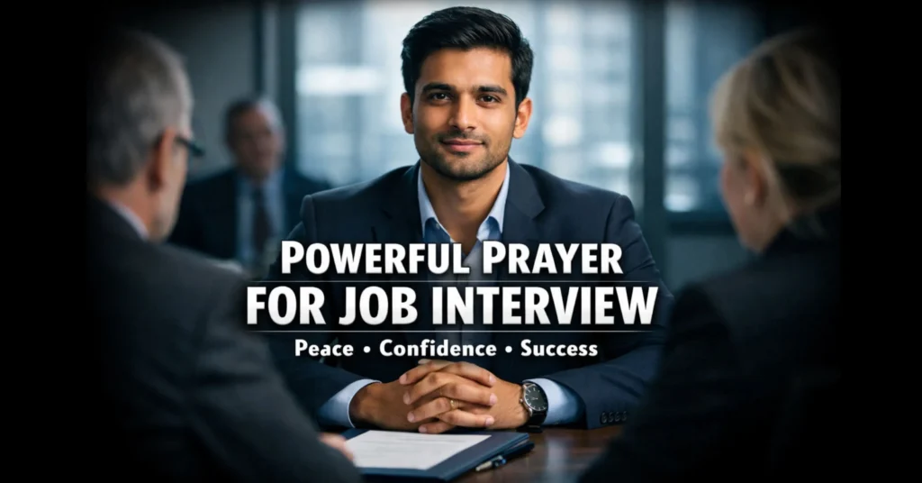 Powerful Prayer for Interview for Job to Bring Peace, Confidence ...