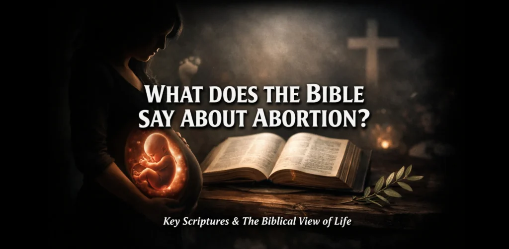 What Does the Bible Say About Abortion? Key Scriptures & God’s View on ...