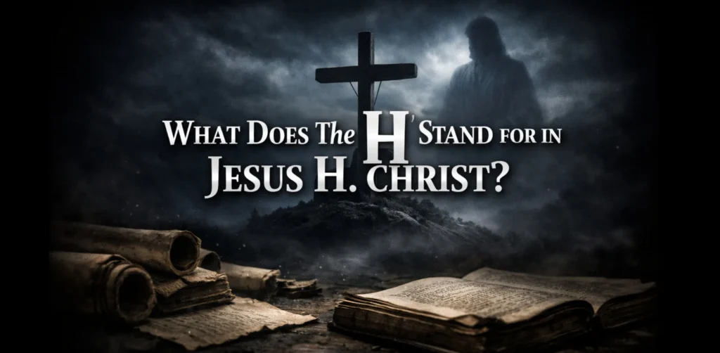 What Does the “H” Stand for in Jesus H. Christ? The Truth, Origin ...