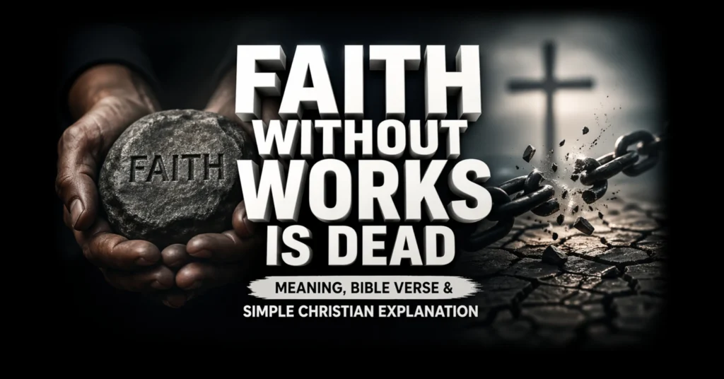Faith Without Works Is Dead – Meaning, Bible Verse & Simple Explanation ...