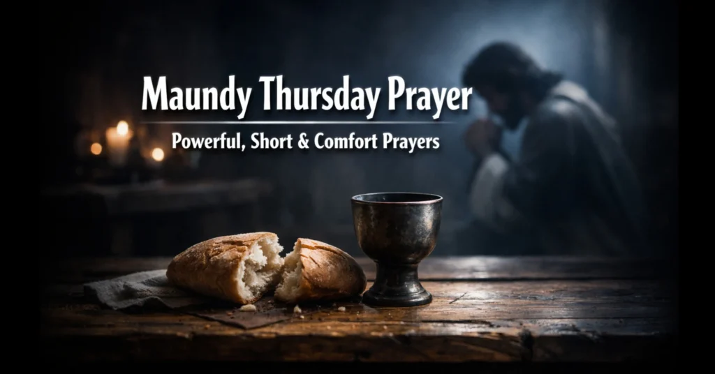 Maundy Thursday Prayer: Powerful, Short & Comfort Prayers for Holy ...