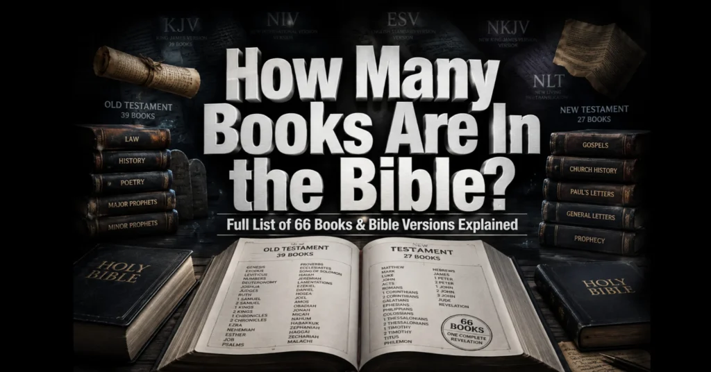 How Many Books Are in the Bible? - Light And Gospel