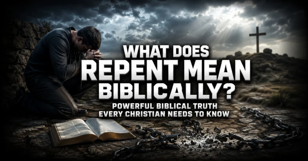 What Does Repent Mean Biblically? True Biblical Repentance Explained ...
